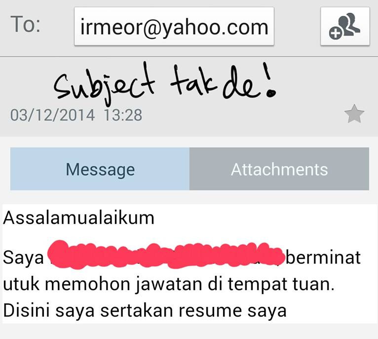 Kesilapan Tulis Emel Mohon Kerja Yang Anda Perlu Elakkan?